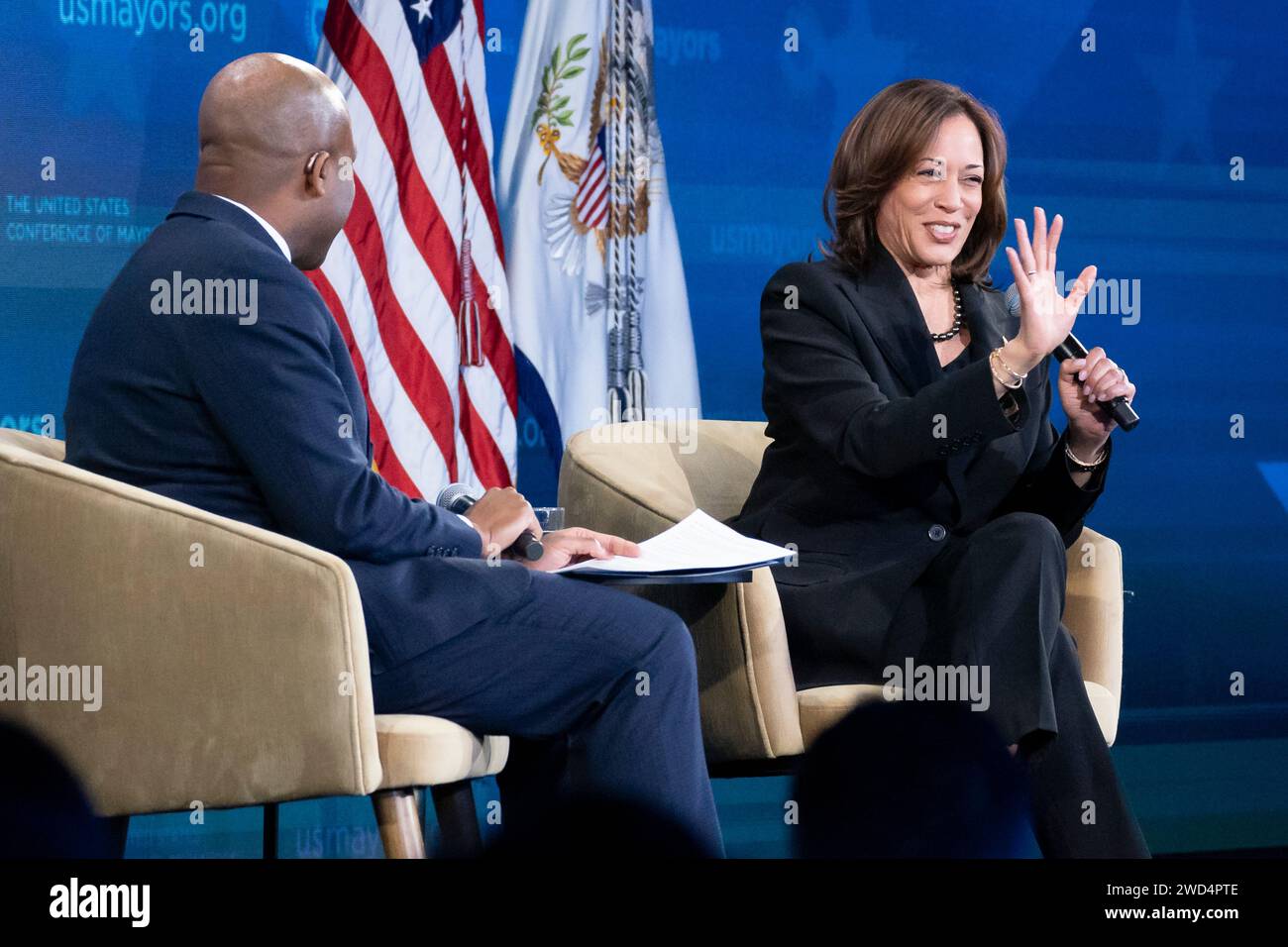 Washington, United States. 18th Jan, 2024. U.S. Vice President Kamala ...