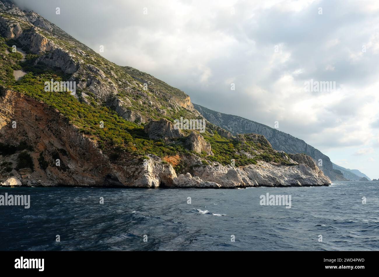 Picturesque coastline sea in distance hi-res stock photography and ...