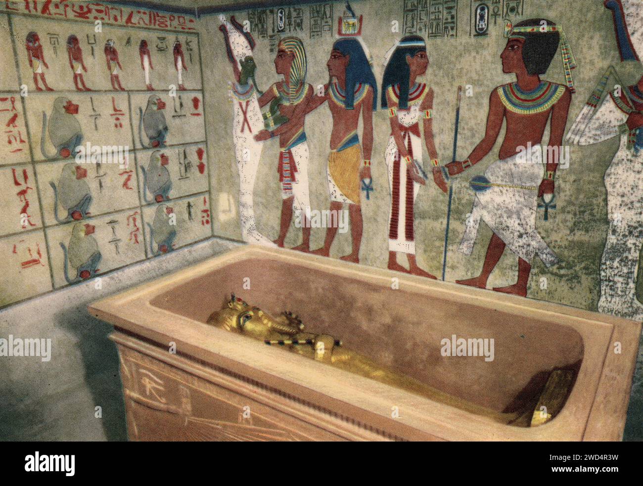 The Treasures of Tutankhamun series of postcards was published by ...
