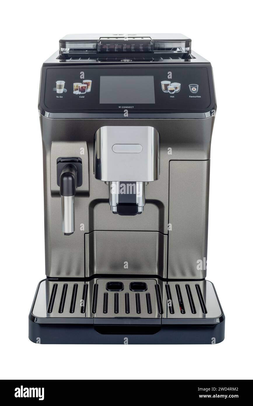 Modern Coffee Machine with Touch Interface Stock Photo - Alamy