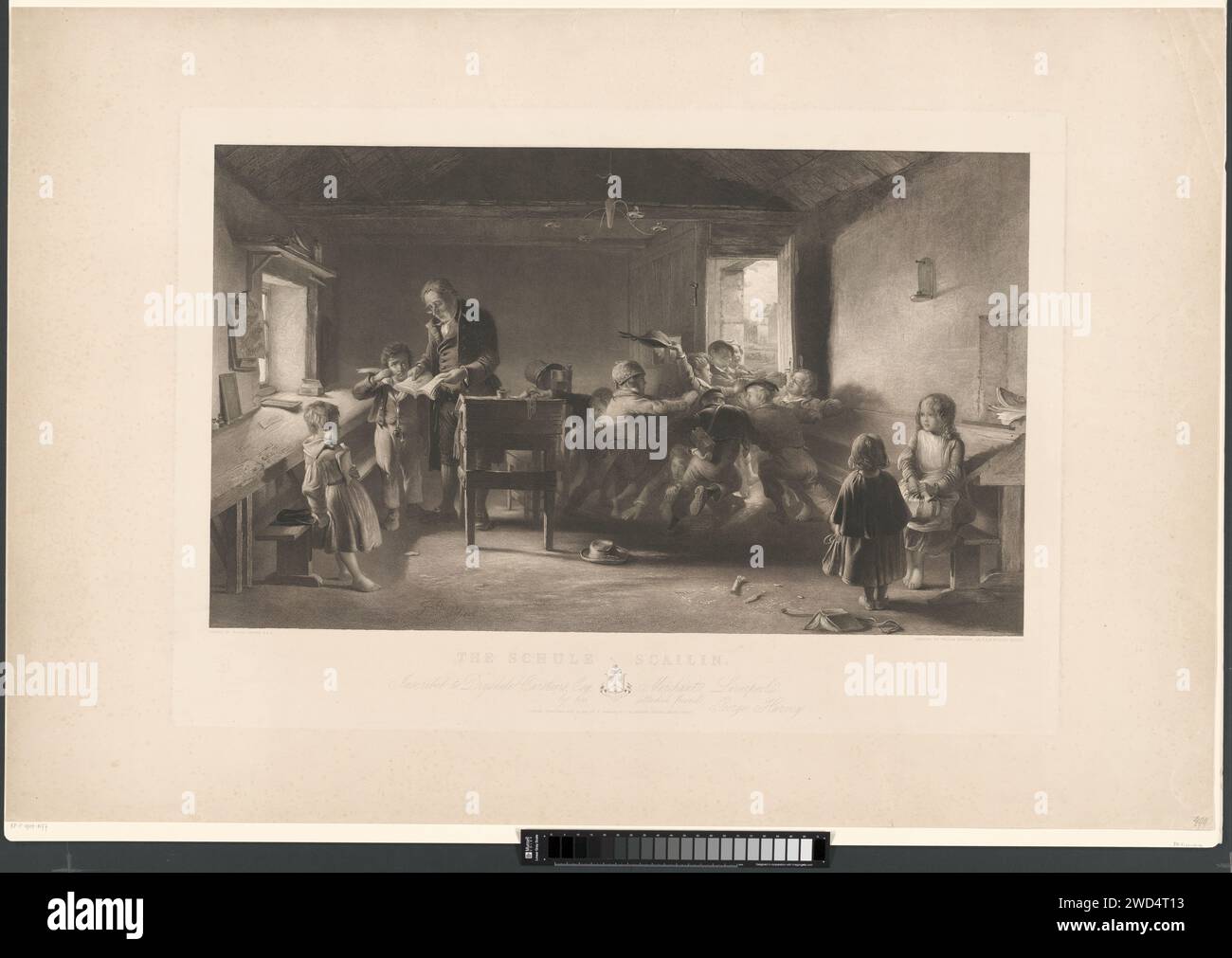 Schoolklas, William Howison, after George Harvey (Sir), 1851 print ...