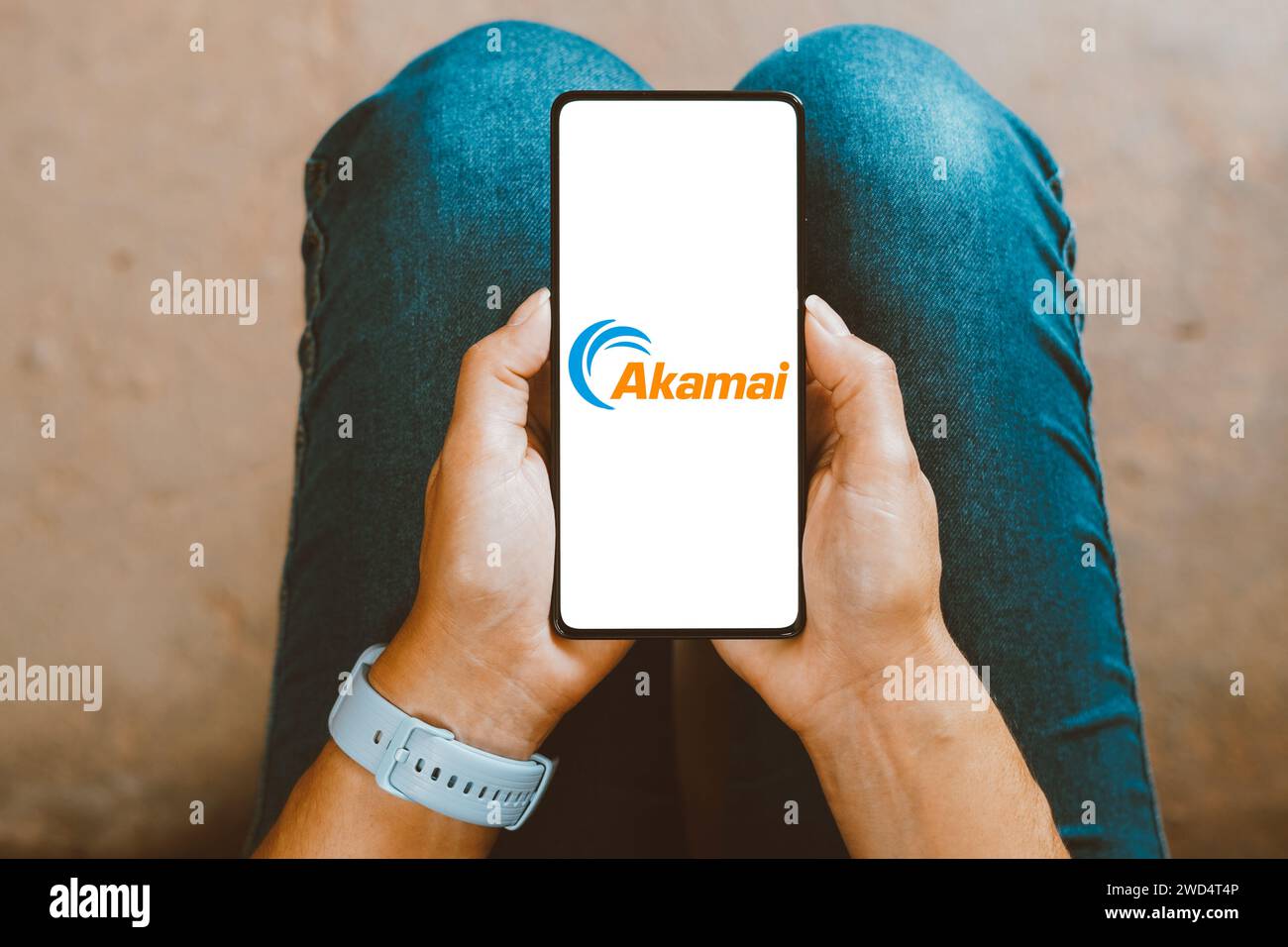 Brazil. 18th Jan, 2024. In this photo illustration, the Akamai ...