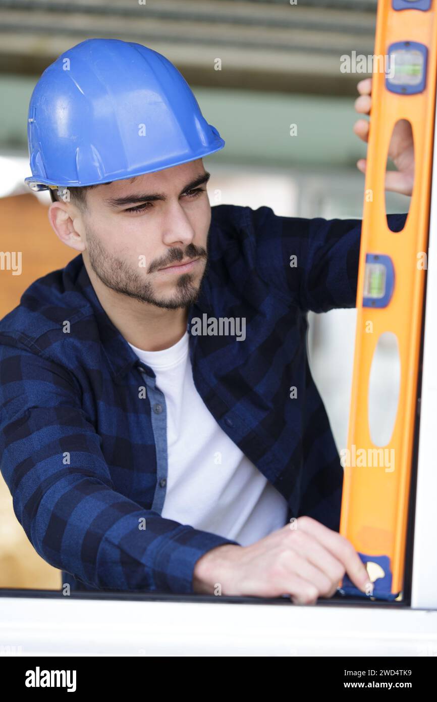 Installing insulation in attic hi-res stock photography and images - Alamy