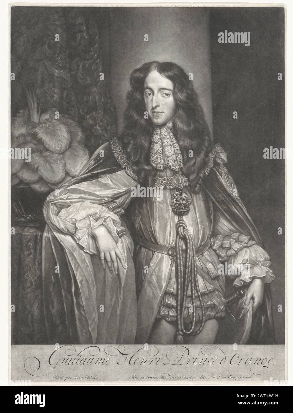 Portrait of William III, Prince of Oranje -Nassau, King of England, Jan ...