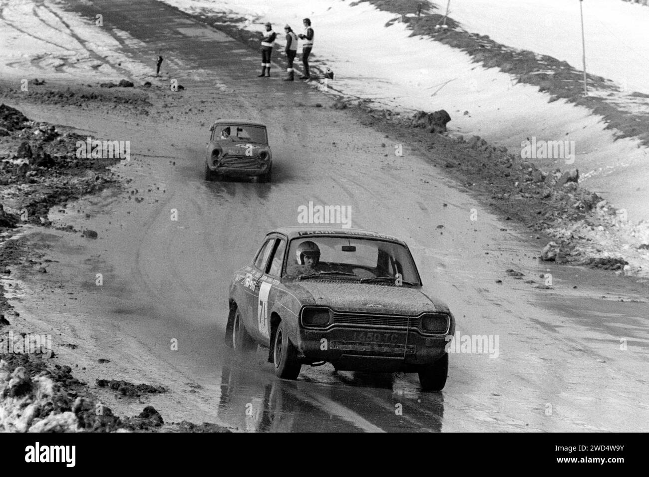 Early 70's rallycross action from Lydden Hill Stock Photo - Alamy