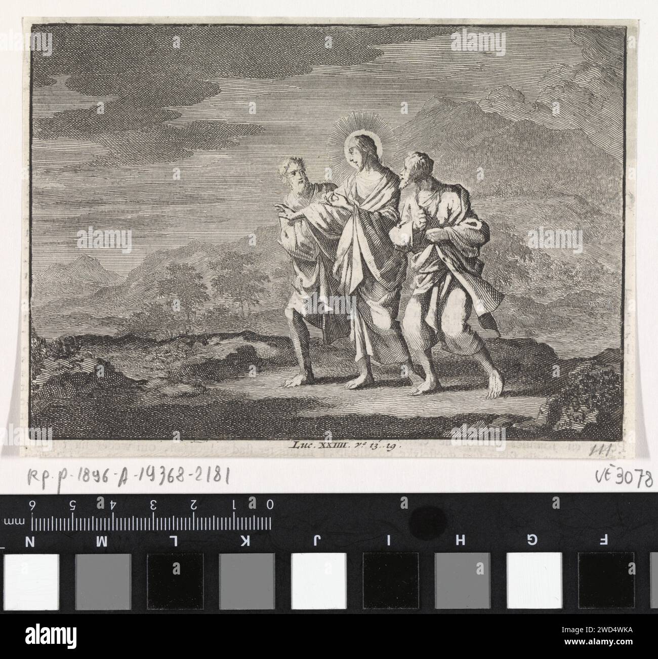 Emmausgoers, Jan Luyken, 1703 - 1762 print Print Maker: Haarlem ...