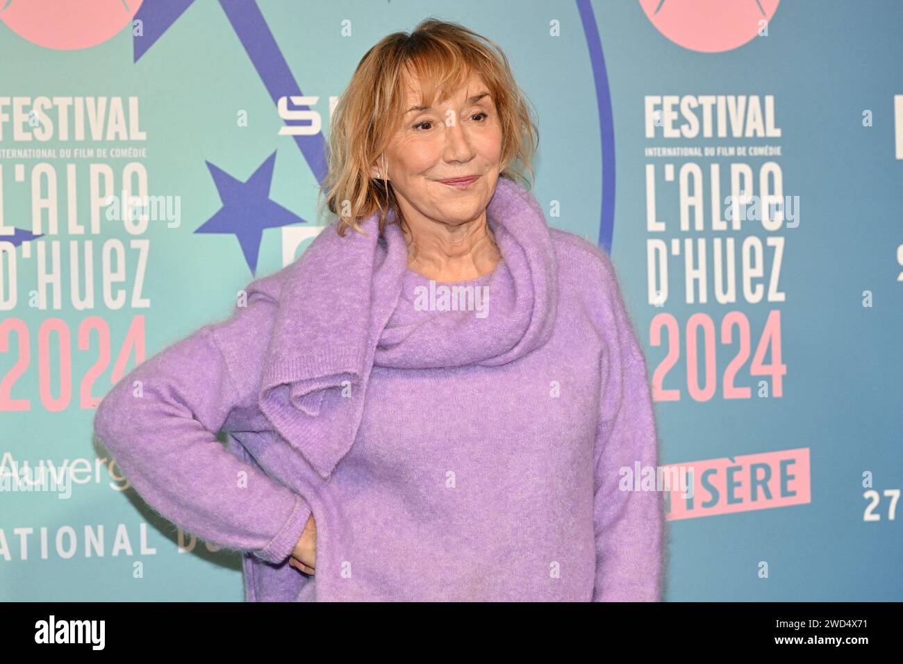 Marie Anne Chazel attending the screening of the movie Et Plus Si ...