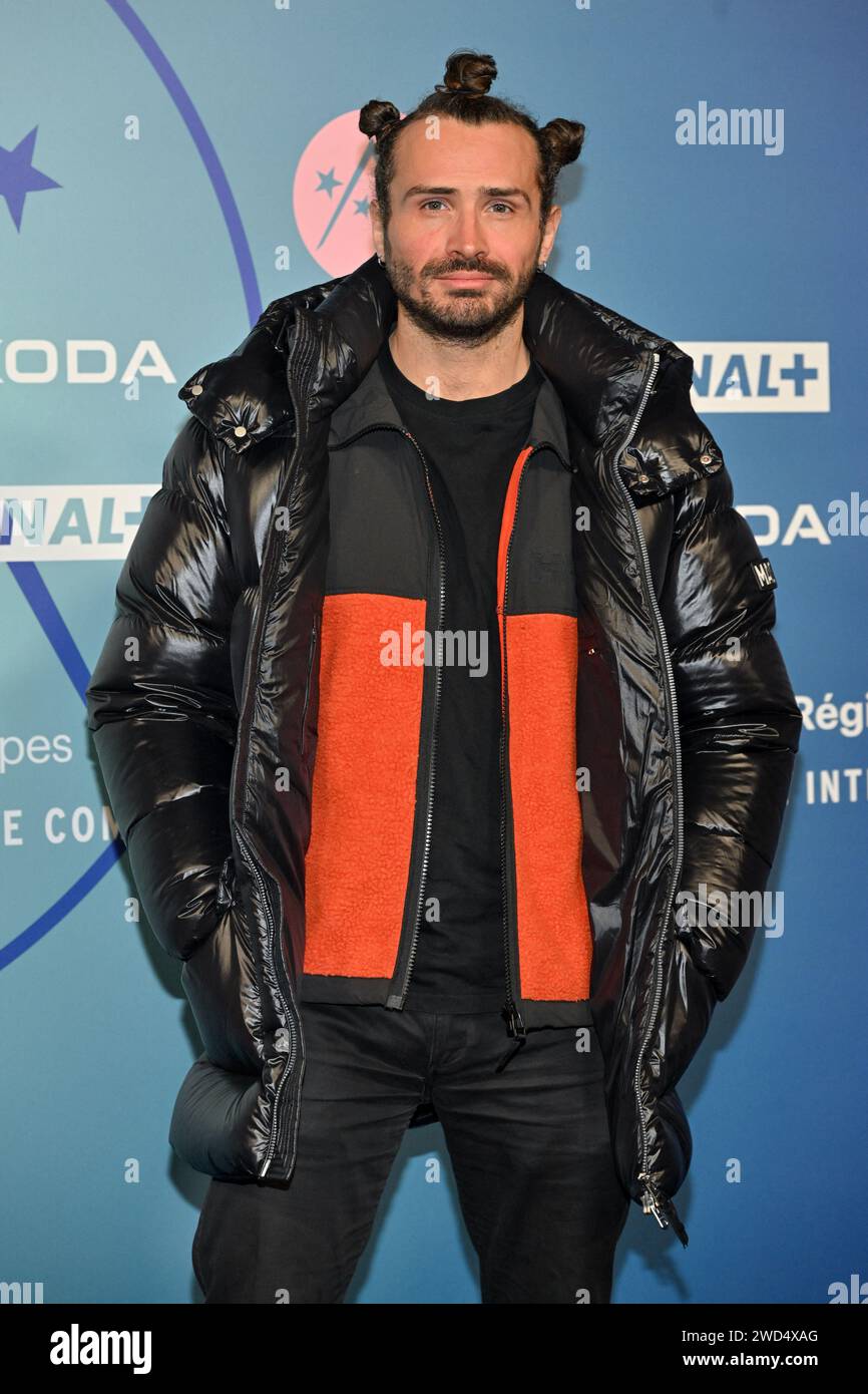 Maxime Musqua attending the screening of the movie Et Plus Si Affinites ...