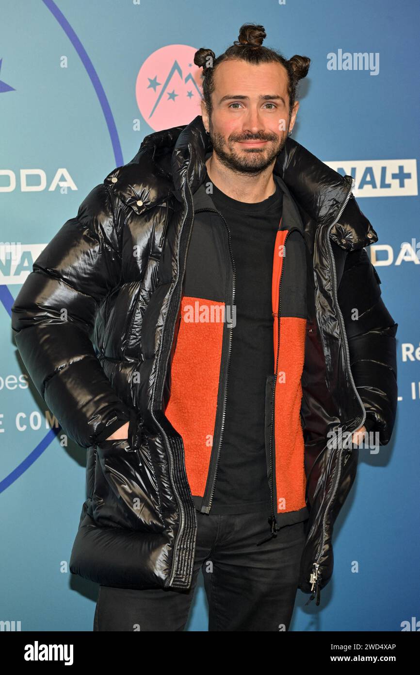 Maxime Musqua attending the screening of the movie Et Plus Si Affinites ...