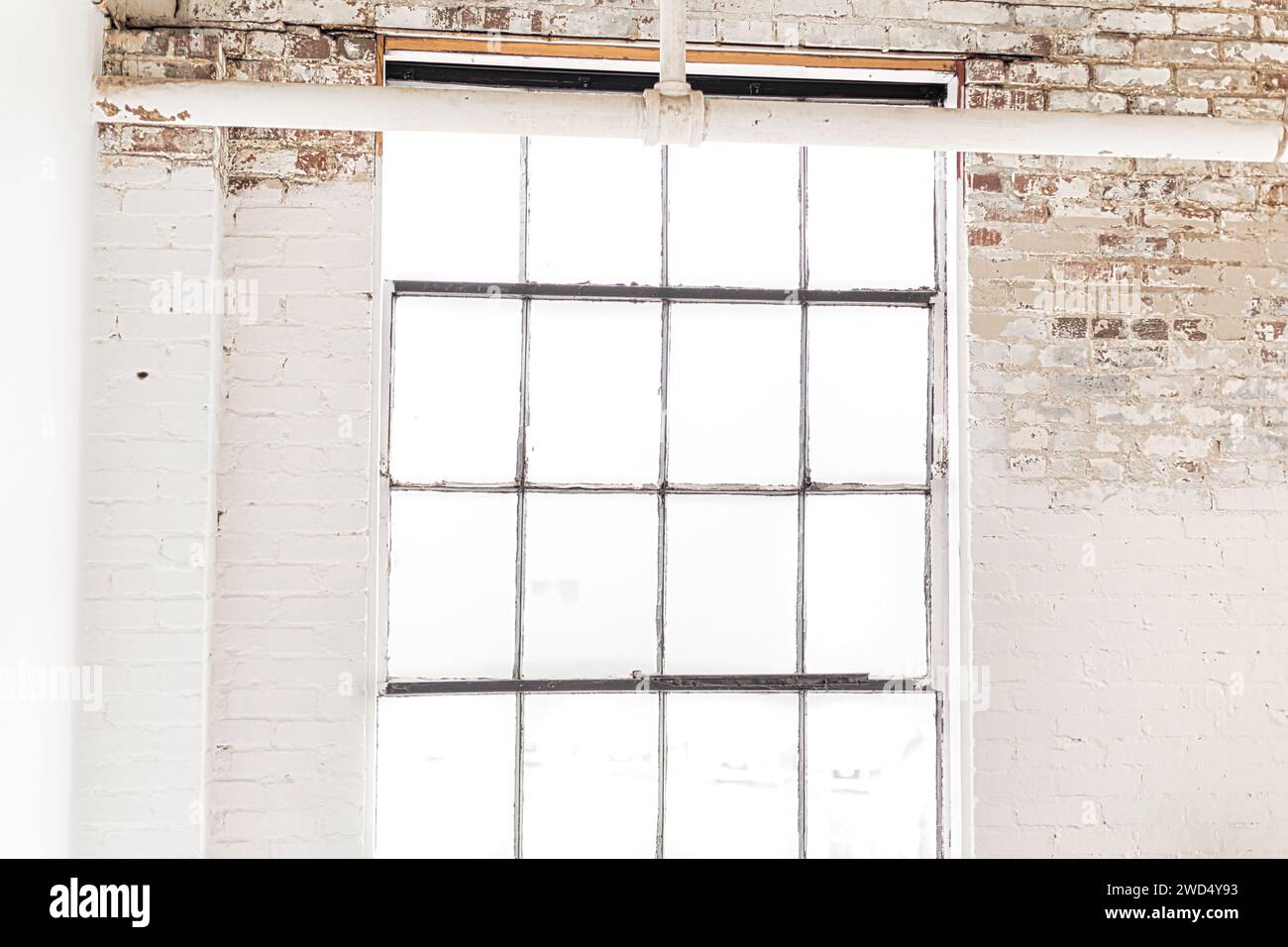 A White wall and open window panes Stock Photo - Alamy