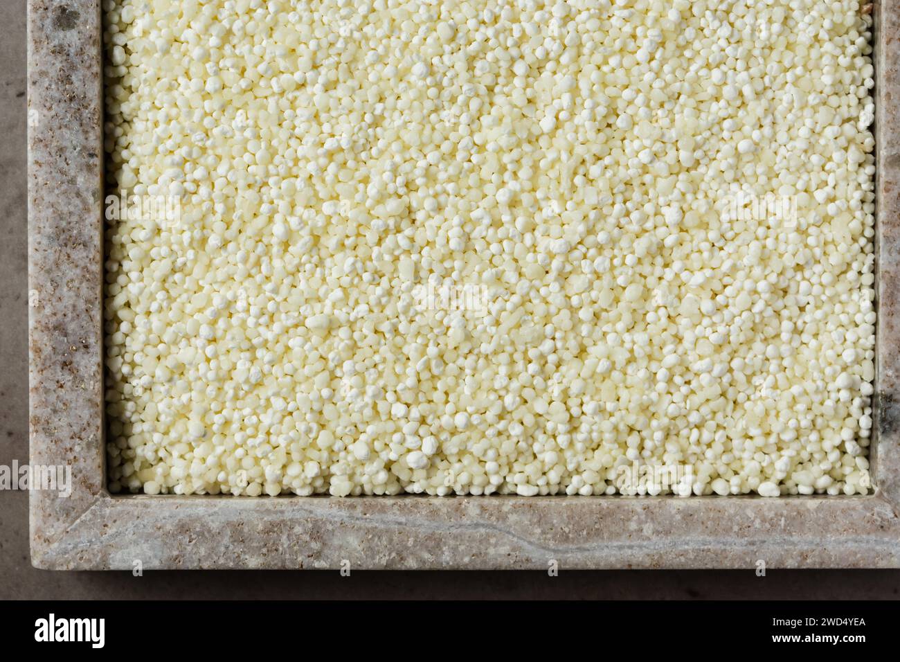 Uncooked sago grain background, texture, top view Stock Photo - Alamy