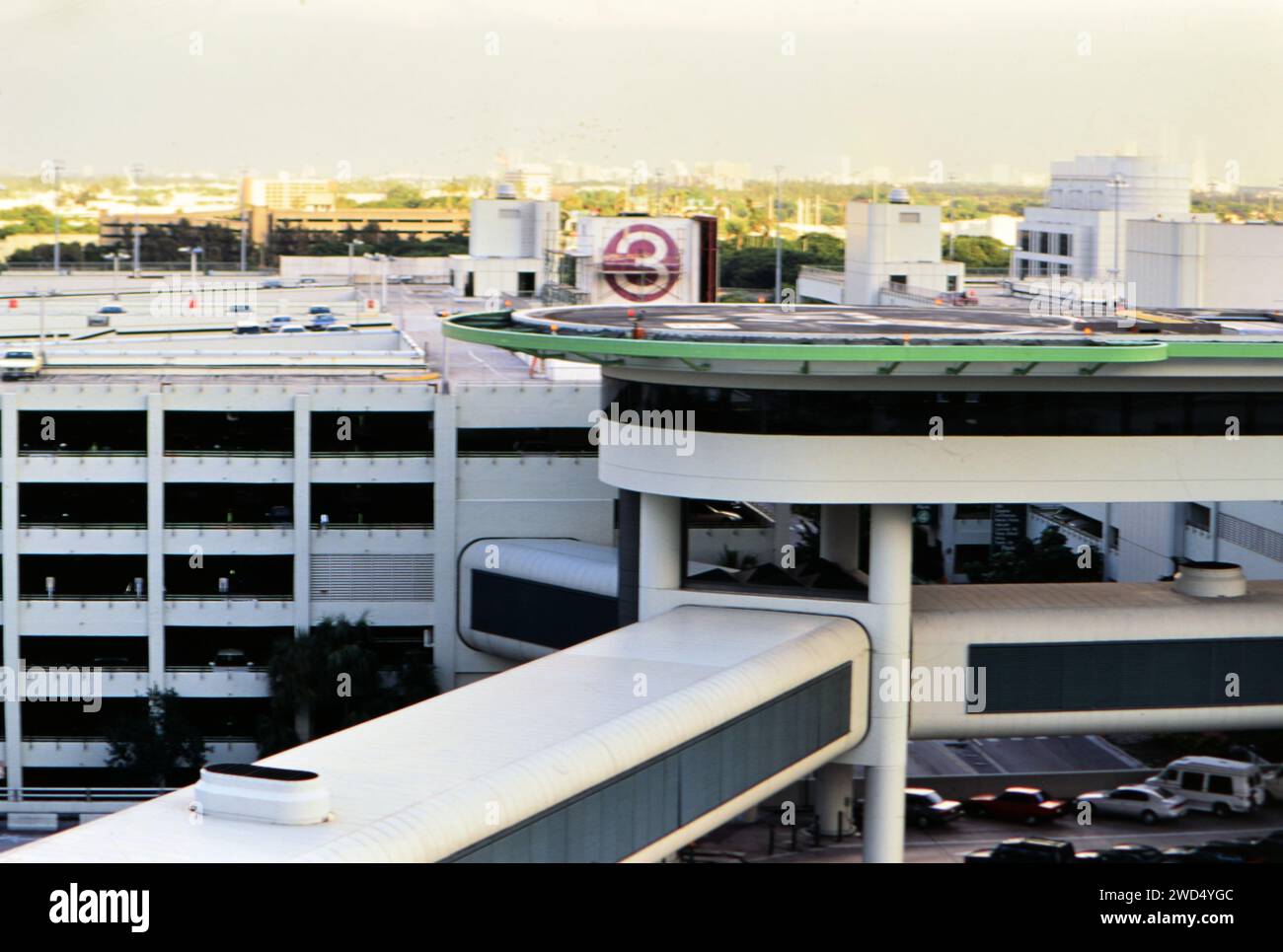 Miami International Airport: A helipad and skyways at Miami ...