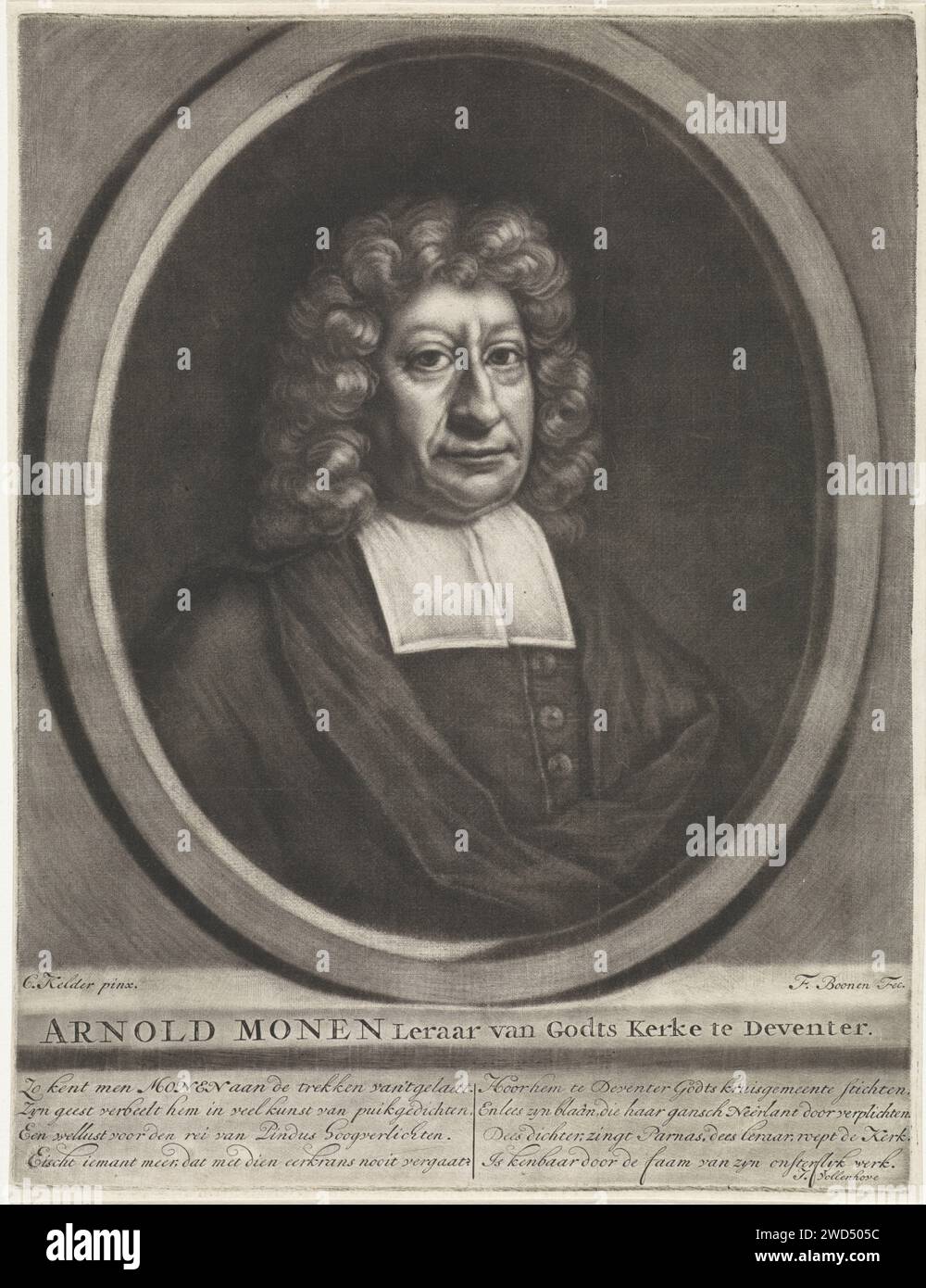 Portrait of Arnold Moonen, (Variant B), Frederik Boonen, After C ...