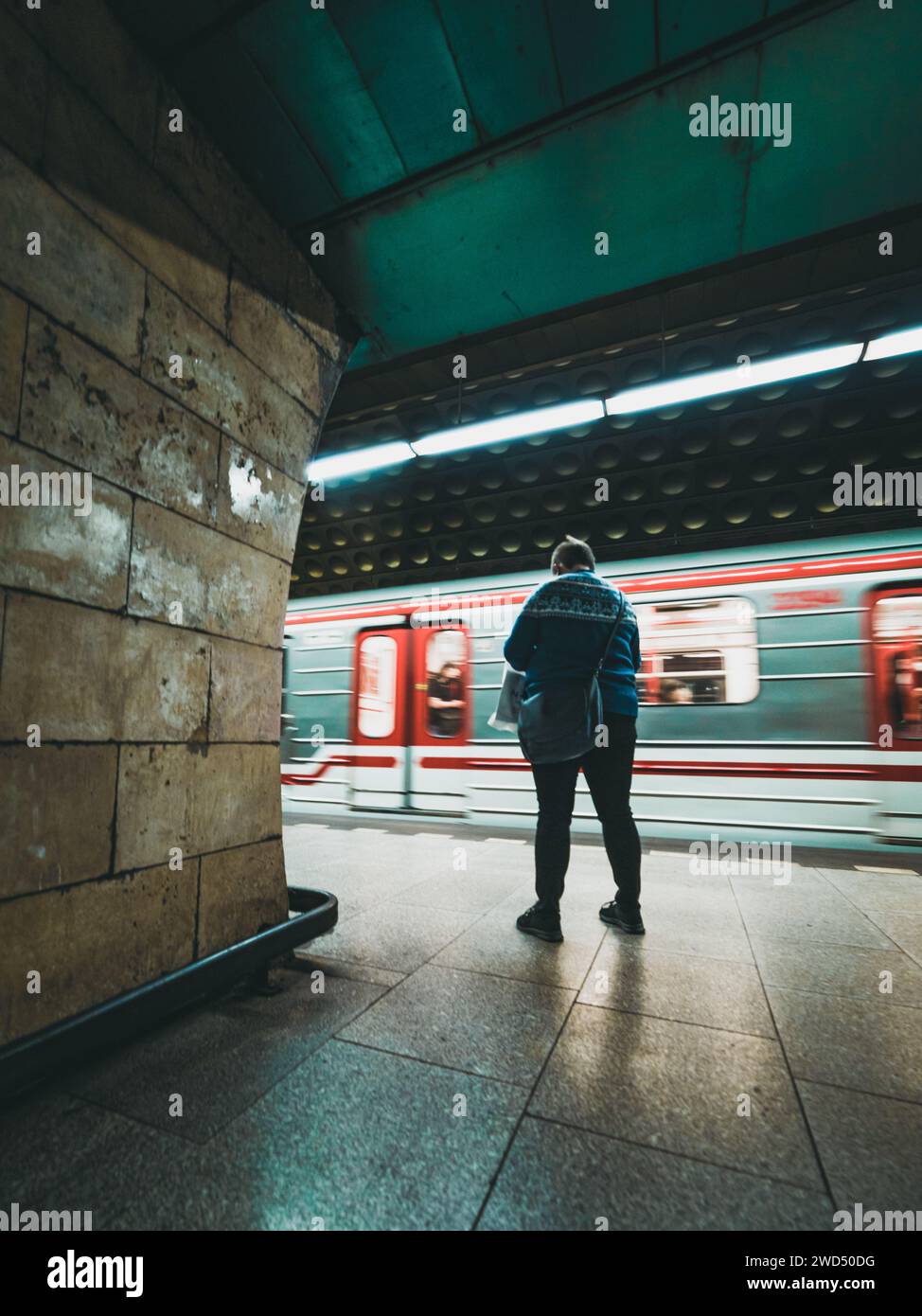 Passengers seen inside metro hi-res stock photography and images - Alamy