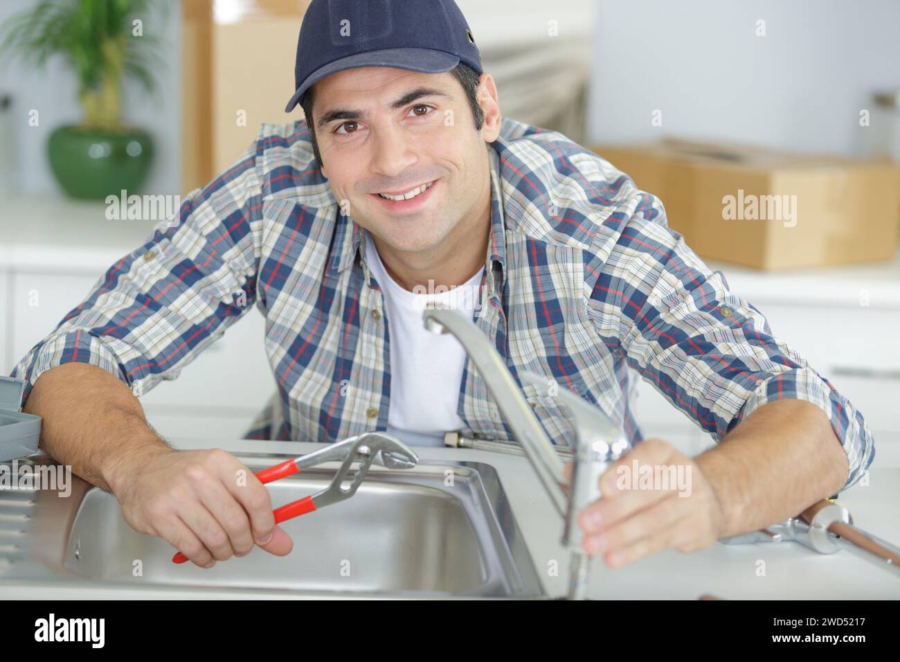 African american renovating house hi-res stock photography and images ...