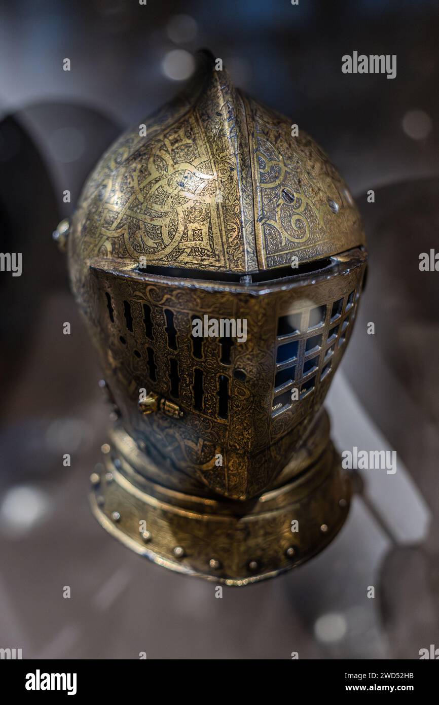 Armours and weapons in Army museum of Paris, national military museum ...