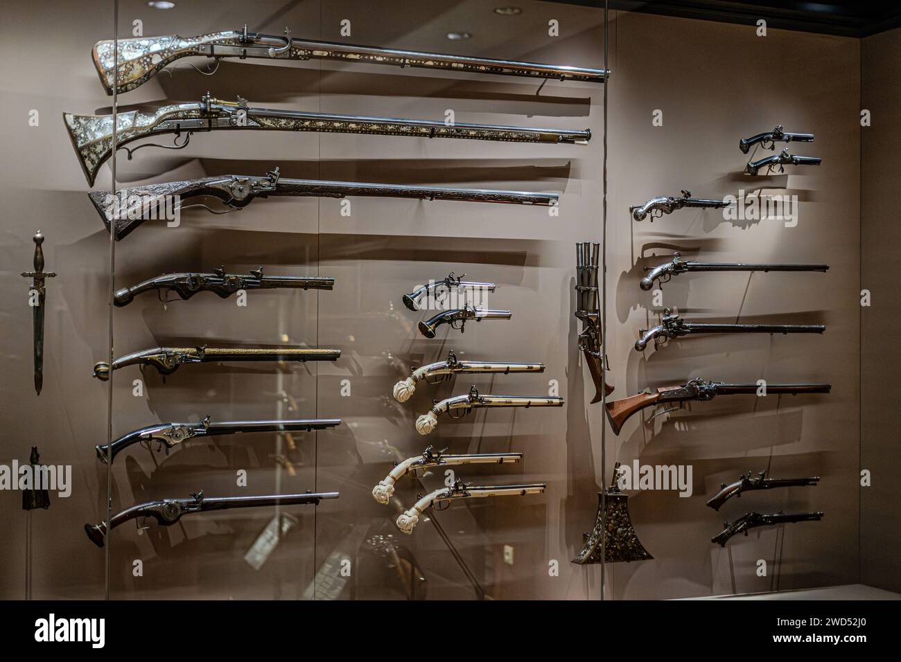 Armours and weapons in Army museum of Paris, national military museum ...