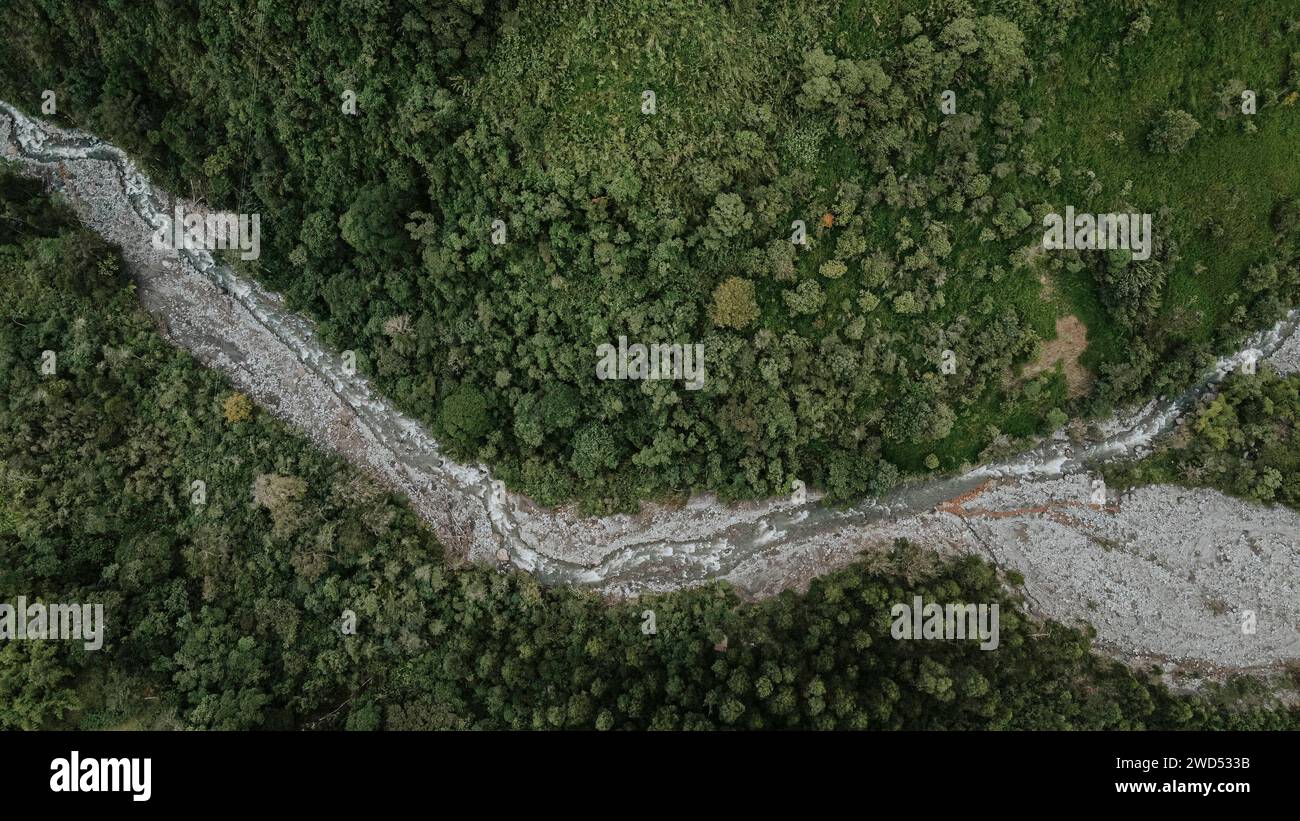 Aerial photography with drone, landscapes and natural backgrounds Stock ...