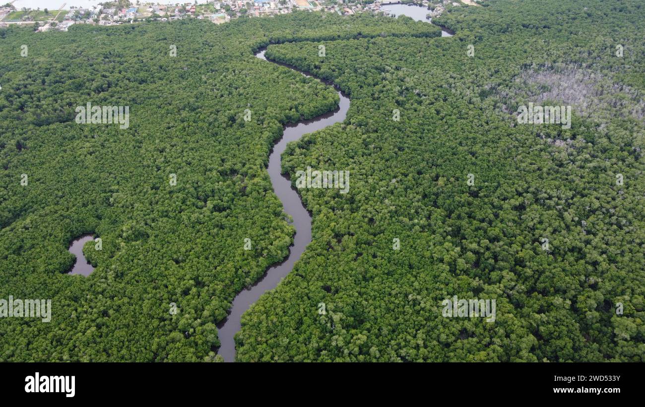 Aerial photography with drone, landscapes and natural backgrounds Stock ...