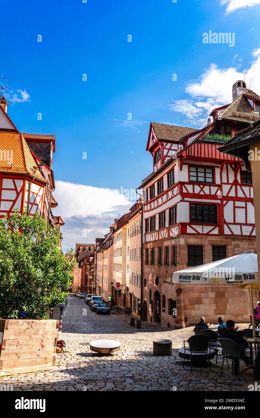 Nuremberg, Germany - July 30, 2023: View of Albrecht Durer's House in ...