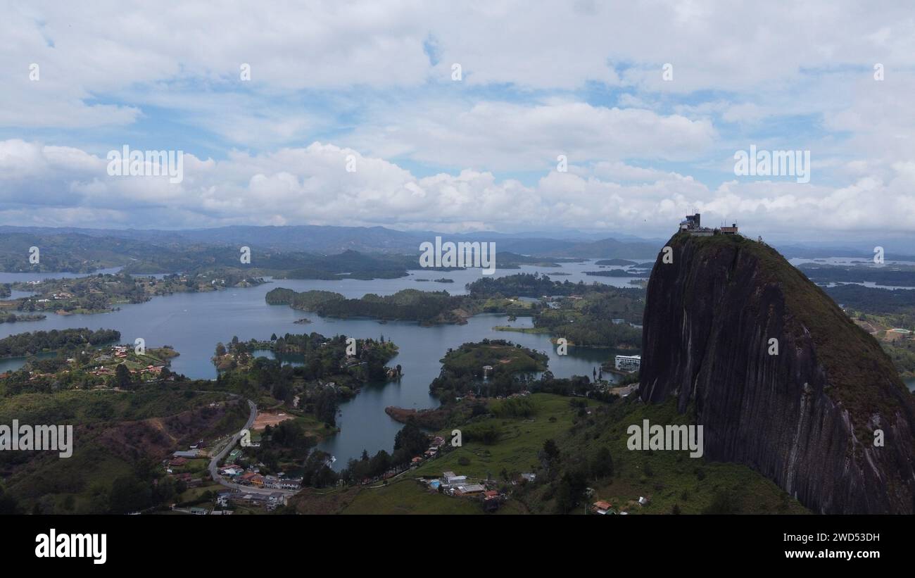 Aerial photography with drone, landscapes and natural backgrounds Stock ...