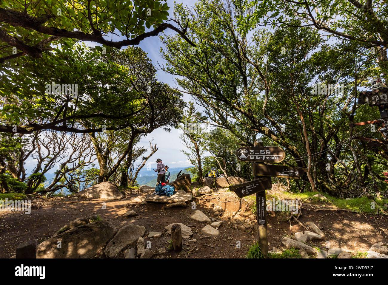 Mountaintop of Mt. Amagi, Mt.Banzaburodake, National park, Izu ...