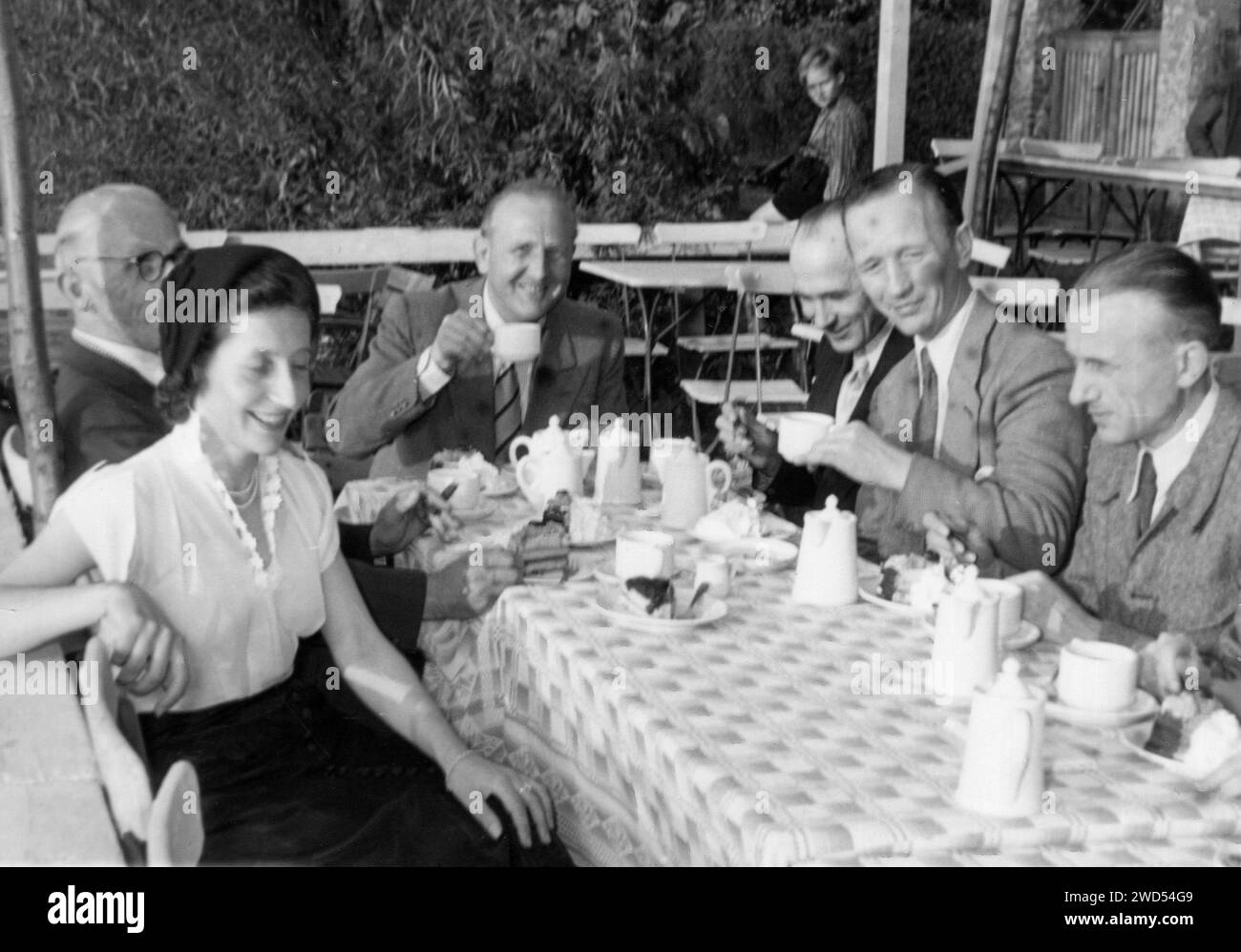 Five men and one woman hi-res stock photography and images - Alamy