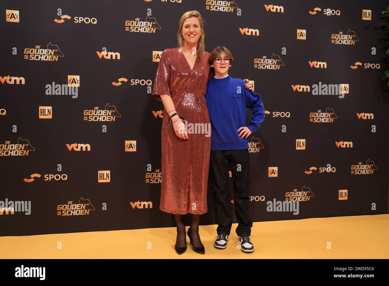 Antwerp, Belgium. 18th Jan, 2024. minister Annelies Verlinden pictured ...