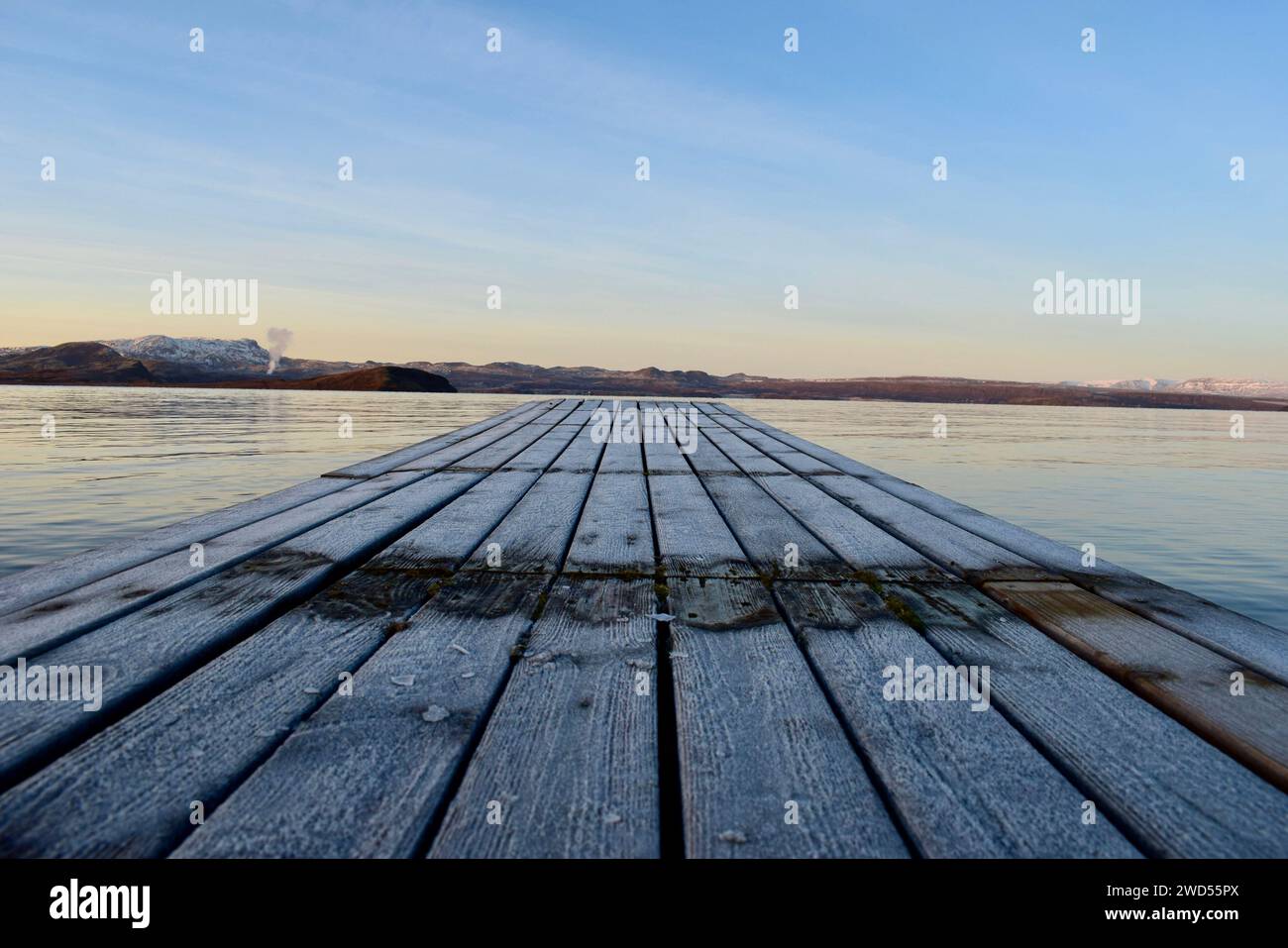 Lake boat dock Stock Photo - Alamy