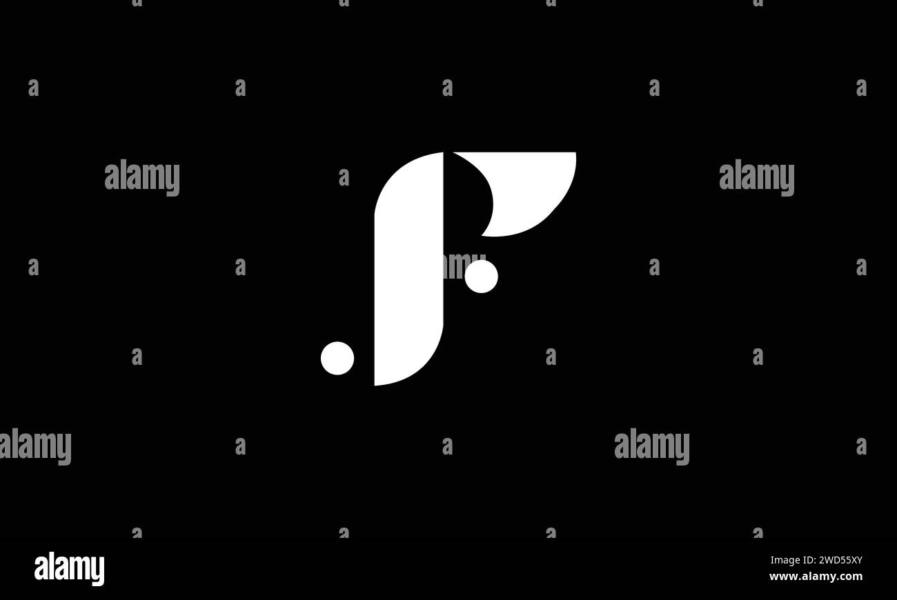 J f monogram hi-res stock photography and images - Alamy