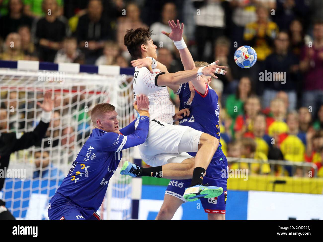 Julian Koster of Germany Germany vs Iceland EHF Mens Handball EURO 2024 ...