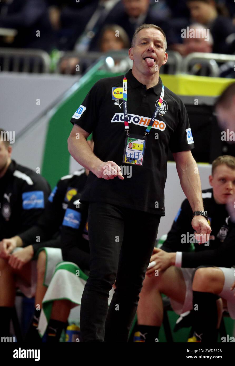 Alfred GISLASON DHB Bundestrainer head coach of Germany Germany vs ...