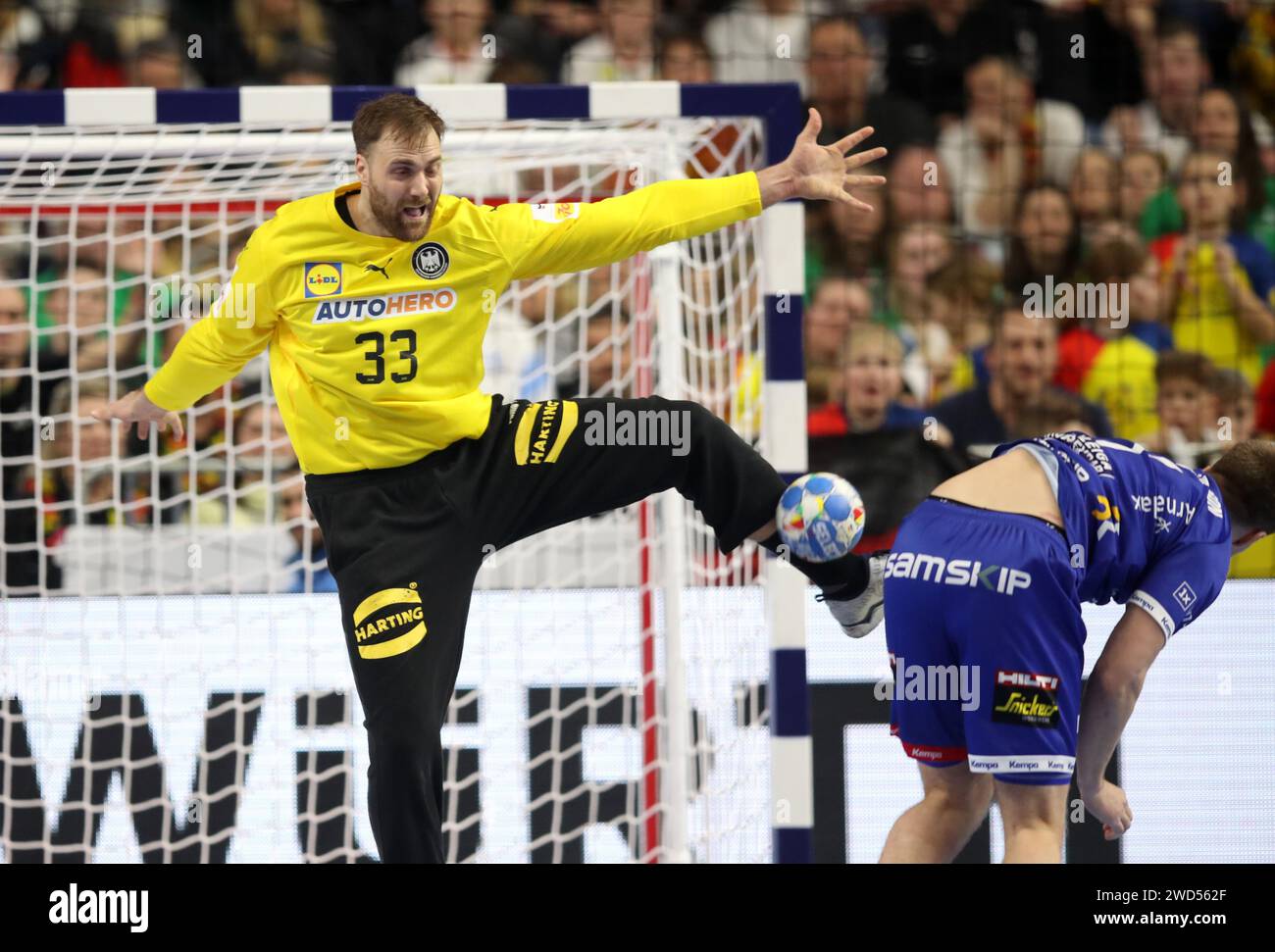 Andreas Wolff of Germany Germany vs Iceland EHF Mens Handball EURO 2024 ...