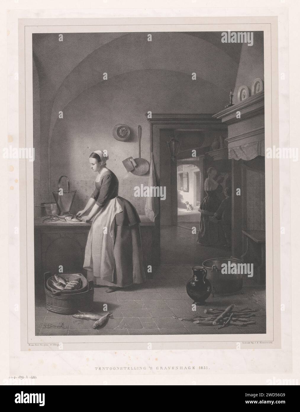 Boy servant in kitchen with food hi-res stock photography and images ...