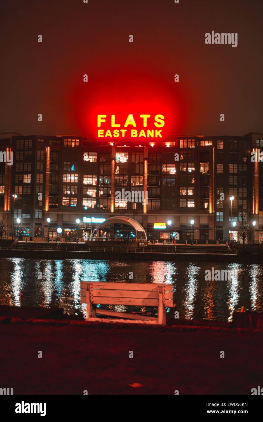 The flats in Cleveland Ohio Stock Photo - Alamy