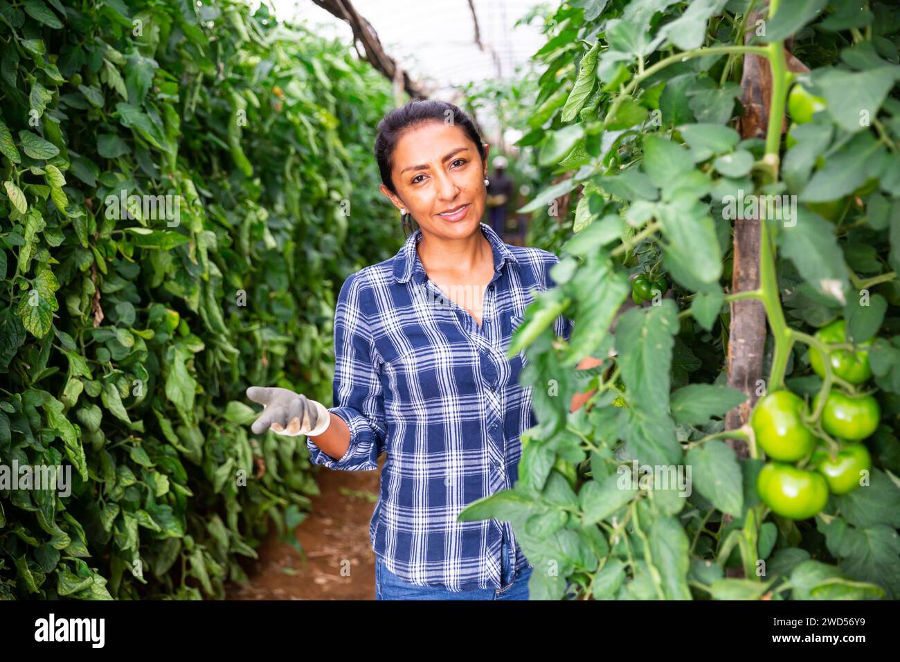 Young peruvian woman posing hi-res stock photography and images - Alamy
