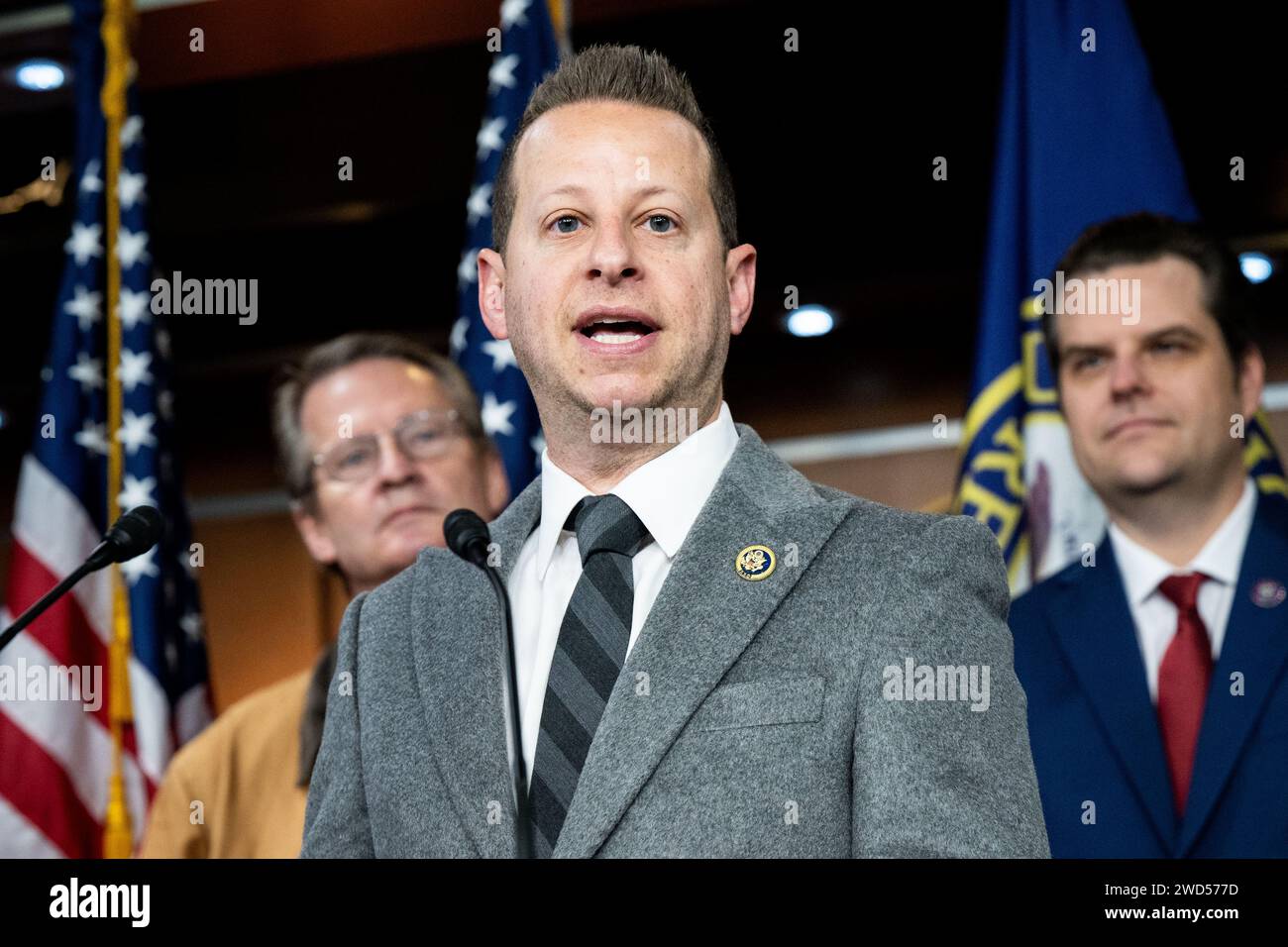 Washington, United States. 18th Jan, 2024. U.S. Representative Jared ...