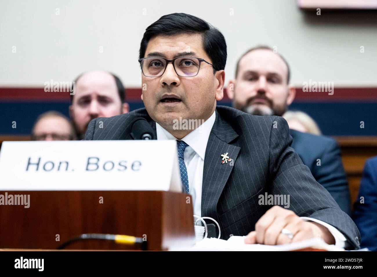 Washington, District Of Columbia, USA. 18th Jan, 2024. AMIT BOSE ...