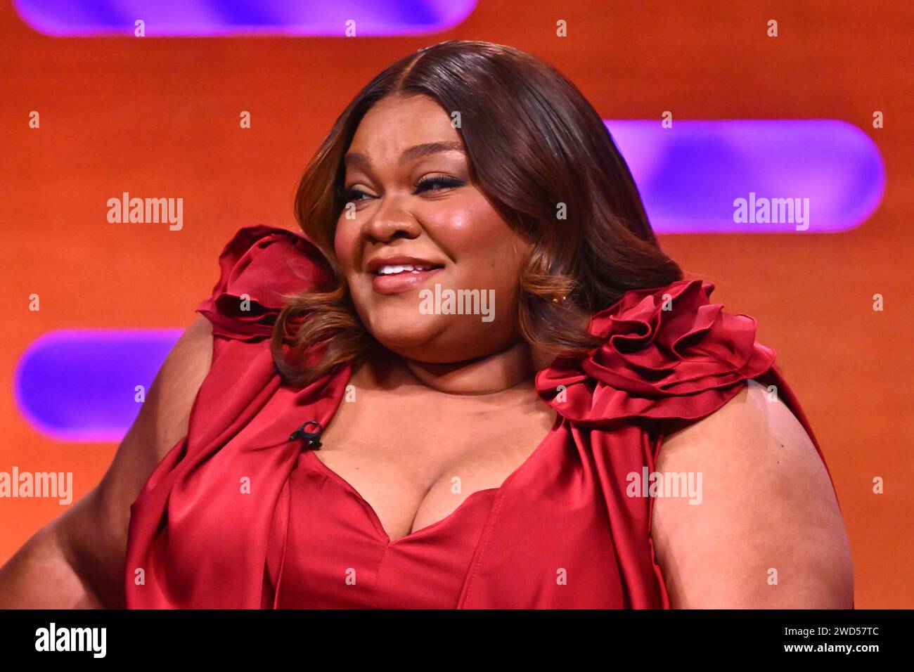 Da'Vine Joy Randolph during the filming for the Graham Norton Show at ...