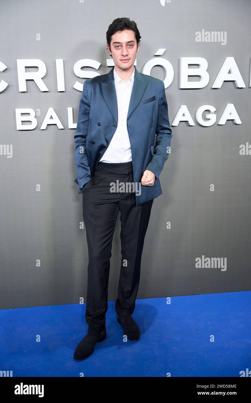 Madrid. Spain. 20240118, George Steane attends ‘Cristobal Balenciaga ...