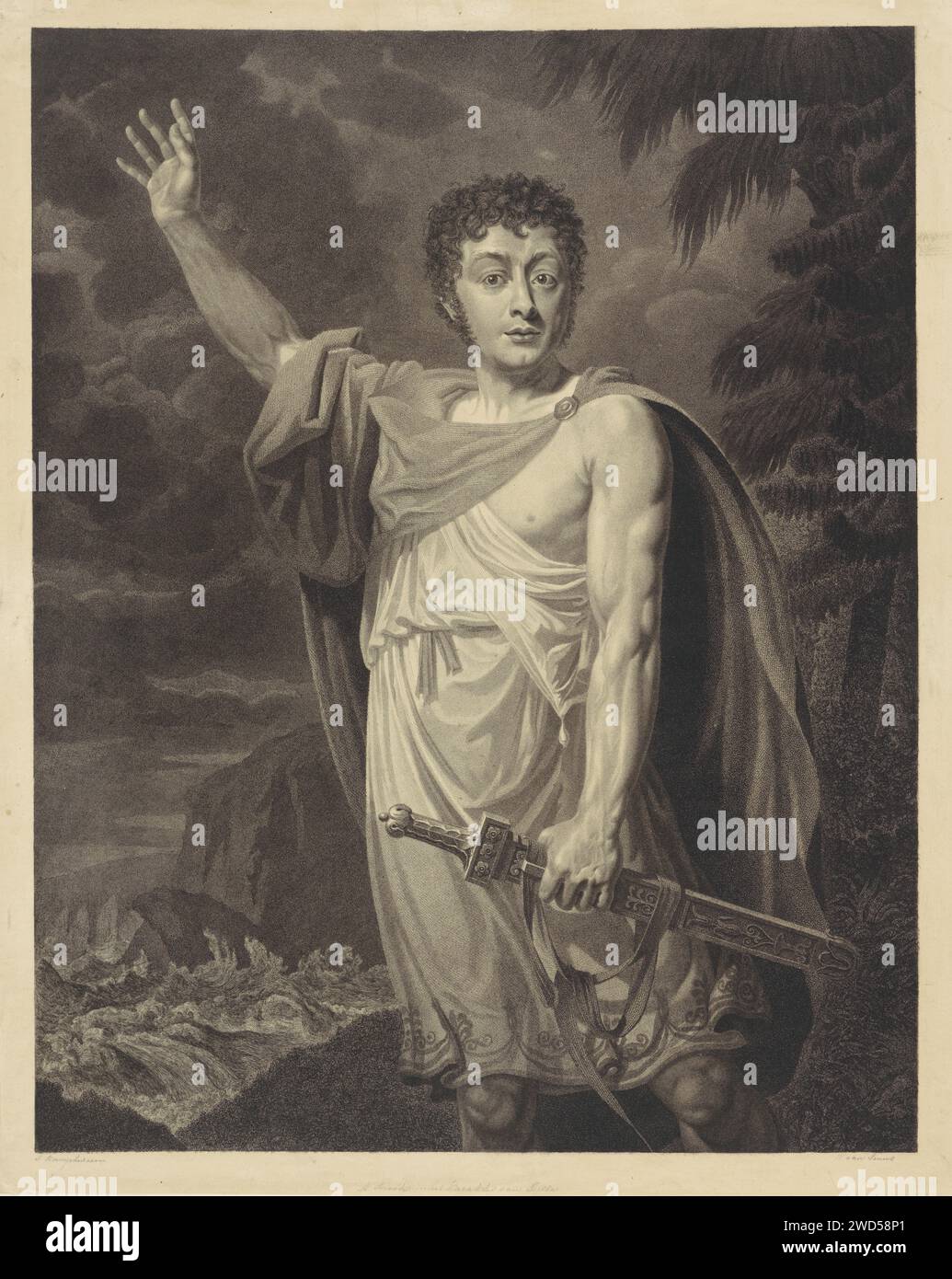 Portrait of Andreas Snoek, Willem van Senus, after Jan Kamphuijsen ...