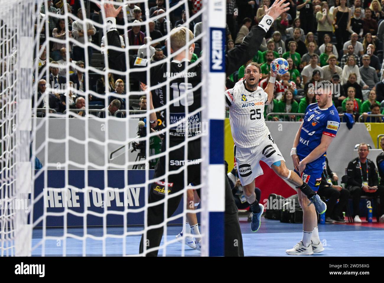 Cologne, Germany. 18th Jan, 2024. Kai Hafner (Germany) during the Menâ ...