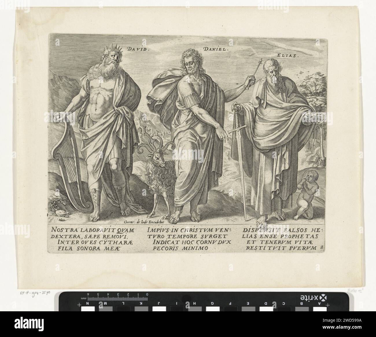 David, Daniël and Elia, Jan Snellinck (I), 1585 - 1643 print The ...