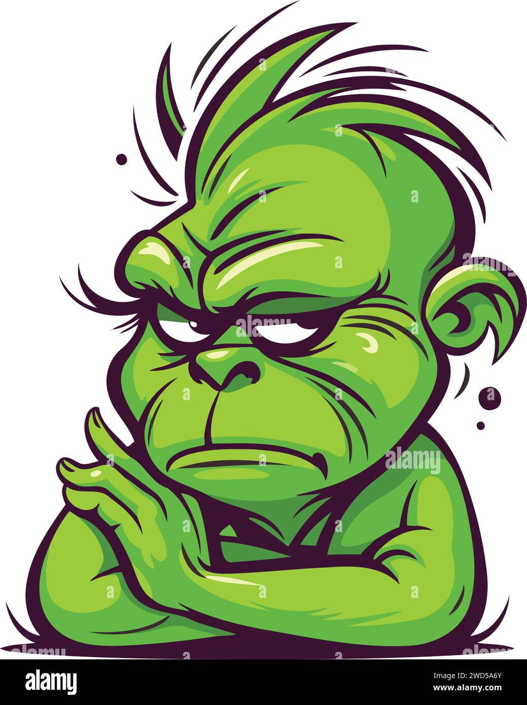 Green gorilla Stock Vector Images - Alamy