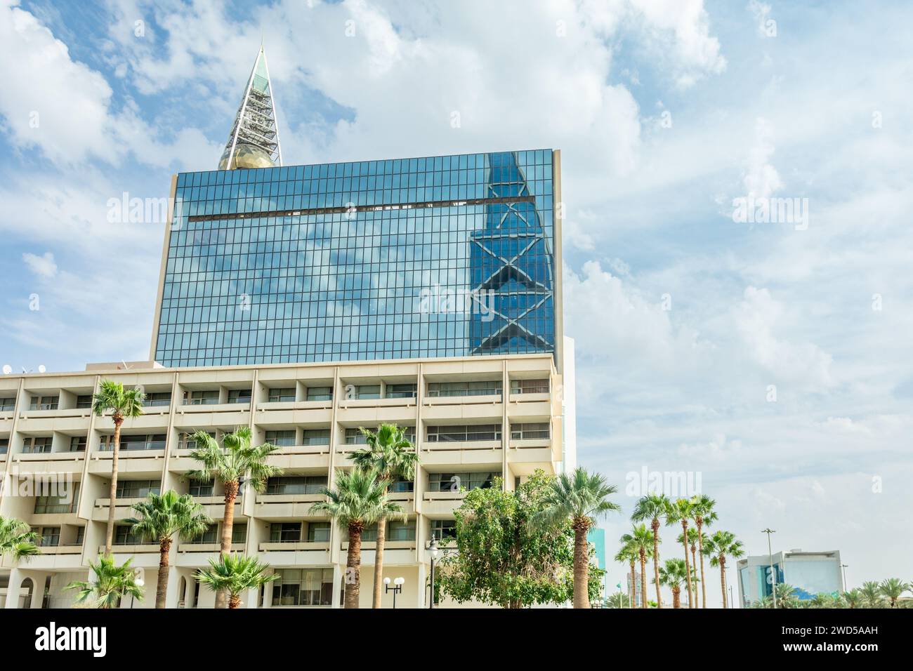 Modern buildings in Al Olaya the city center of Riyadh, Saudi Arabia ...
