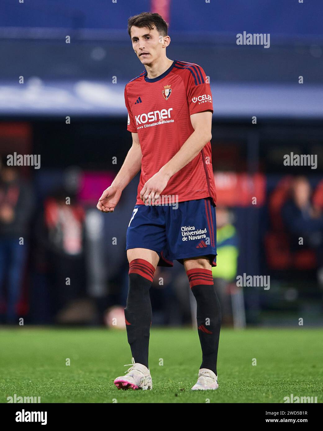 Ante Budimir of CA Osasuna looks on during the Copa El Rey match ...