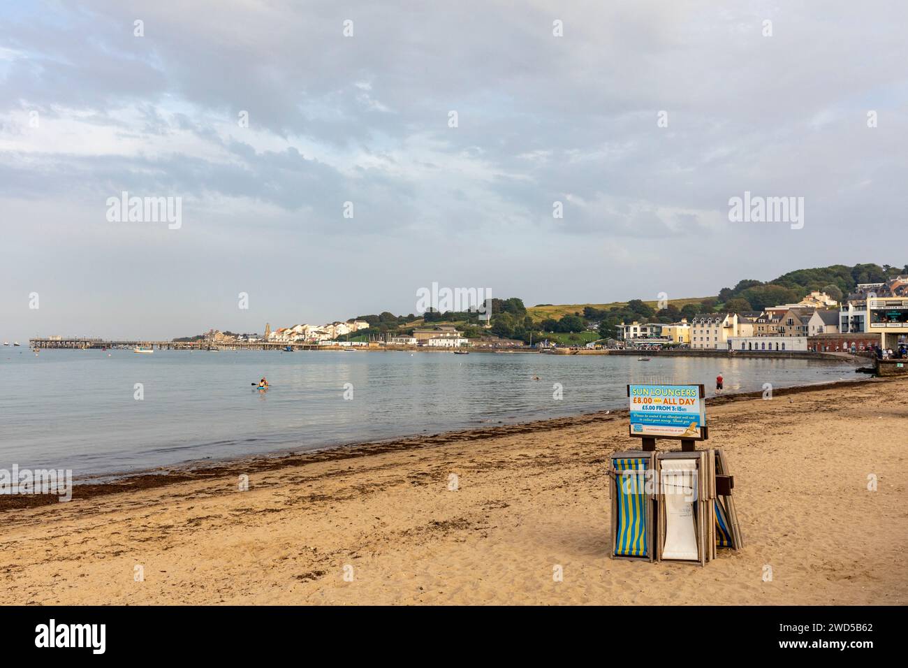 Swanage and its beach on an autumn day 2023, Isle of Purbeck,Dorset ...