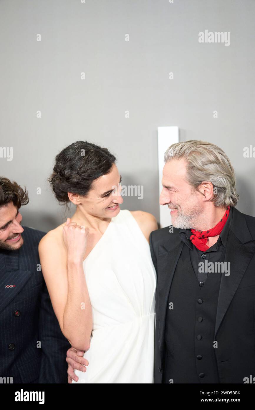 January 18, 2024, Madrid, Madrid, Spain: Nine Marie d'Urso and Alberto ...