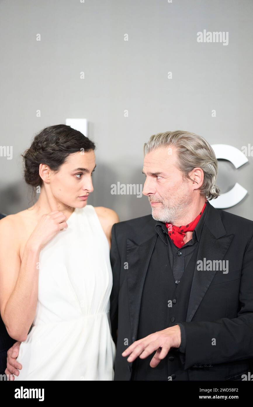 January 18, 2024, Madrid, Madrid, Spain: Nine Marie d'Urso and Alberto ...