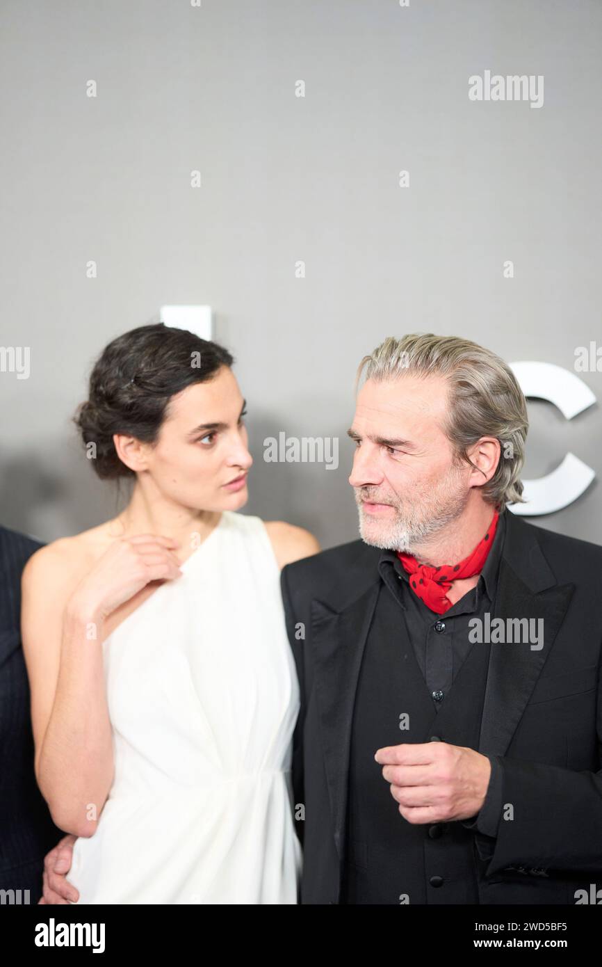 January 18, 2024, Madrid, Madrid, Spain: Nine Marie d'Urso and Alberto ...